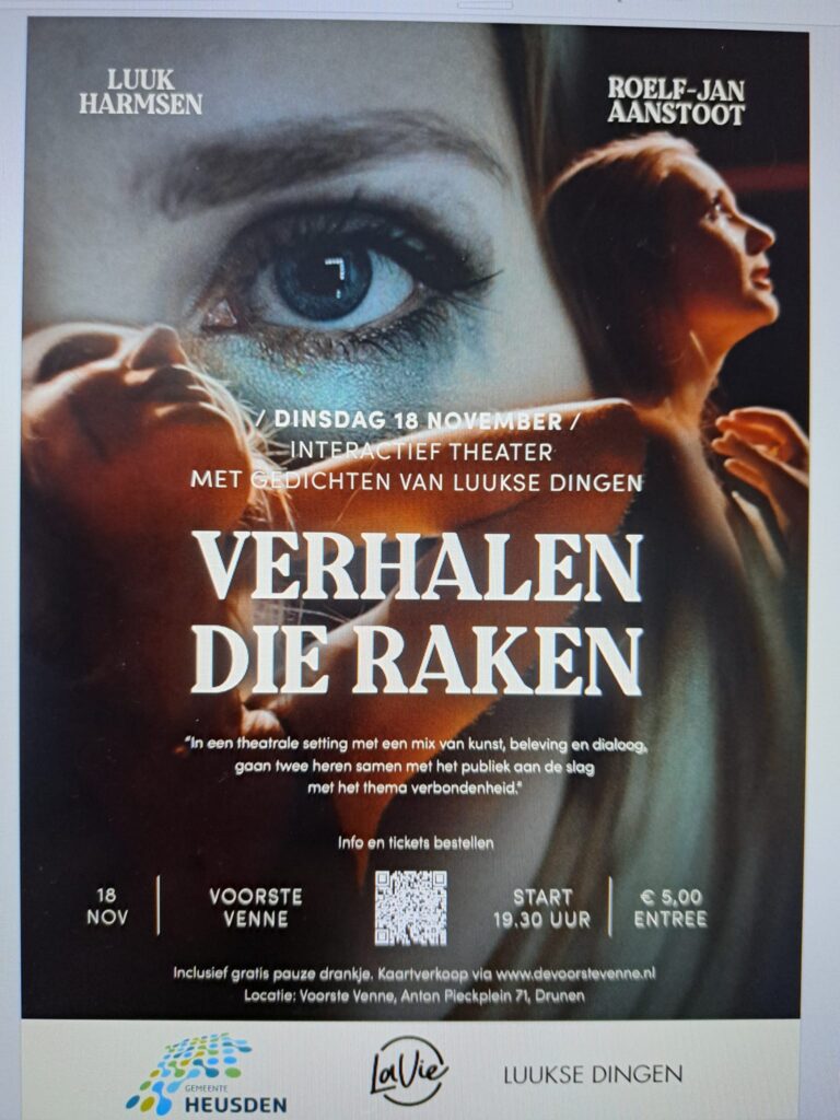 🎭 Theatershow: Verhalen die Raken (Dinsdag 18 nov 2025, 18+) - Shop ...